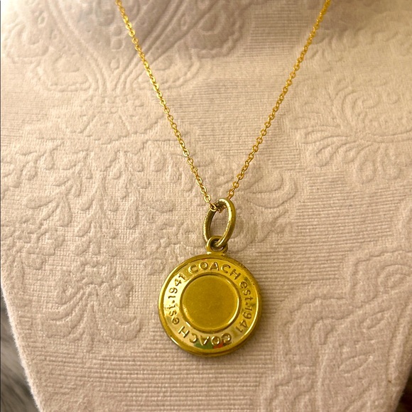 Coach | Jewelry | Coach Charm In On Branded Necklace | Poshmark
